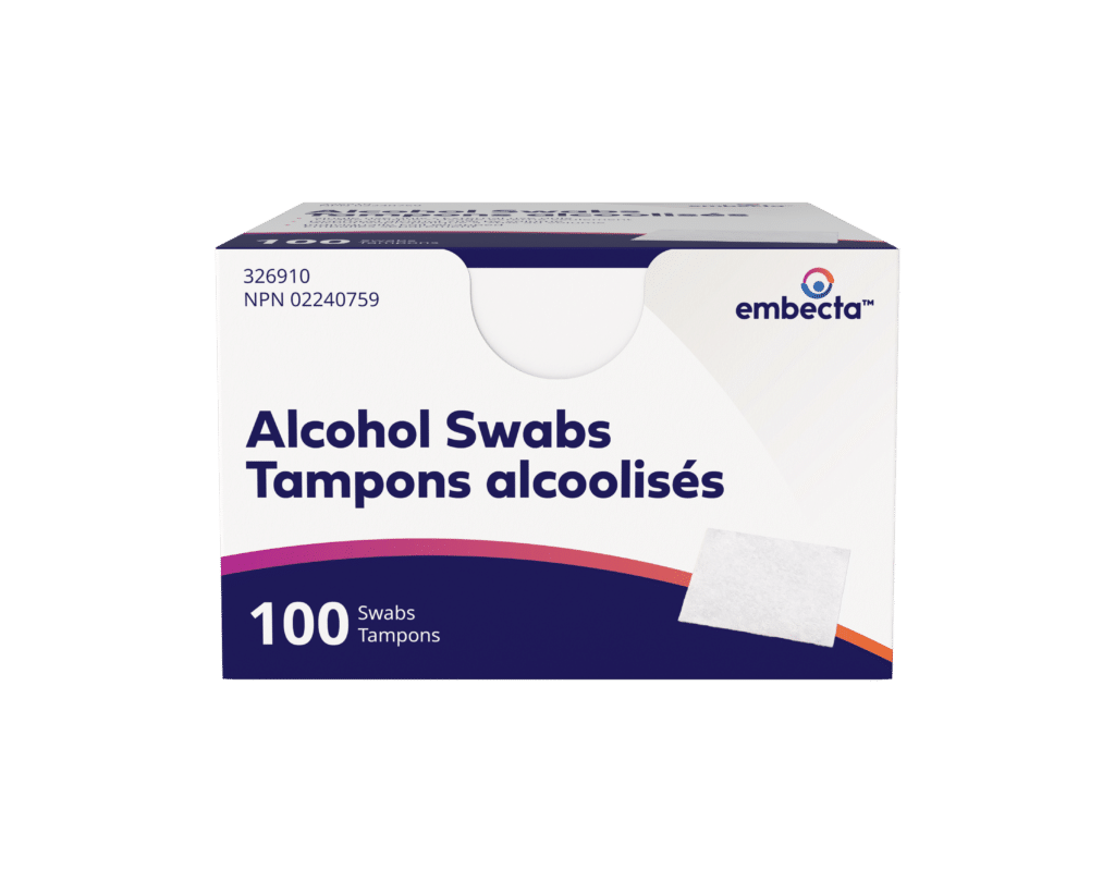 Embecta Alcohol Swabs (100) - Diabetes Depot