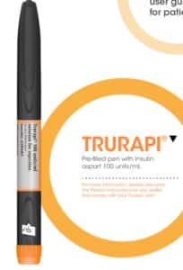 Trurapi SoloSTAR Pen 100U/ml (5x3ml) DIN 02506572 * Ships Mon-Wed ...